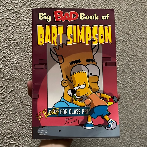 Accents | Big Bad Book Of Bart Simpson | Poshmark